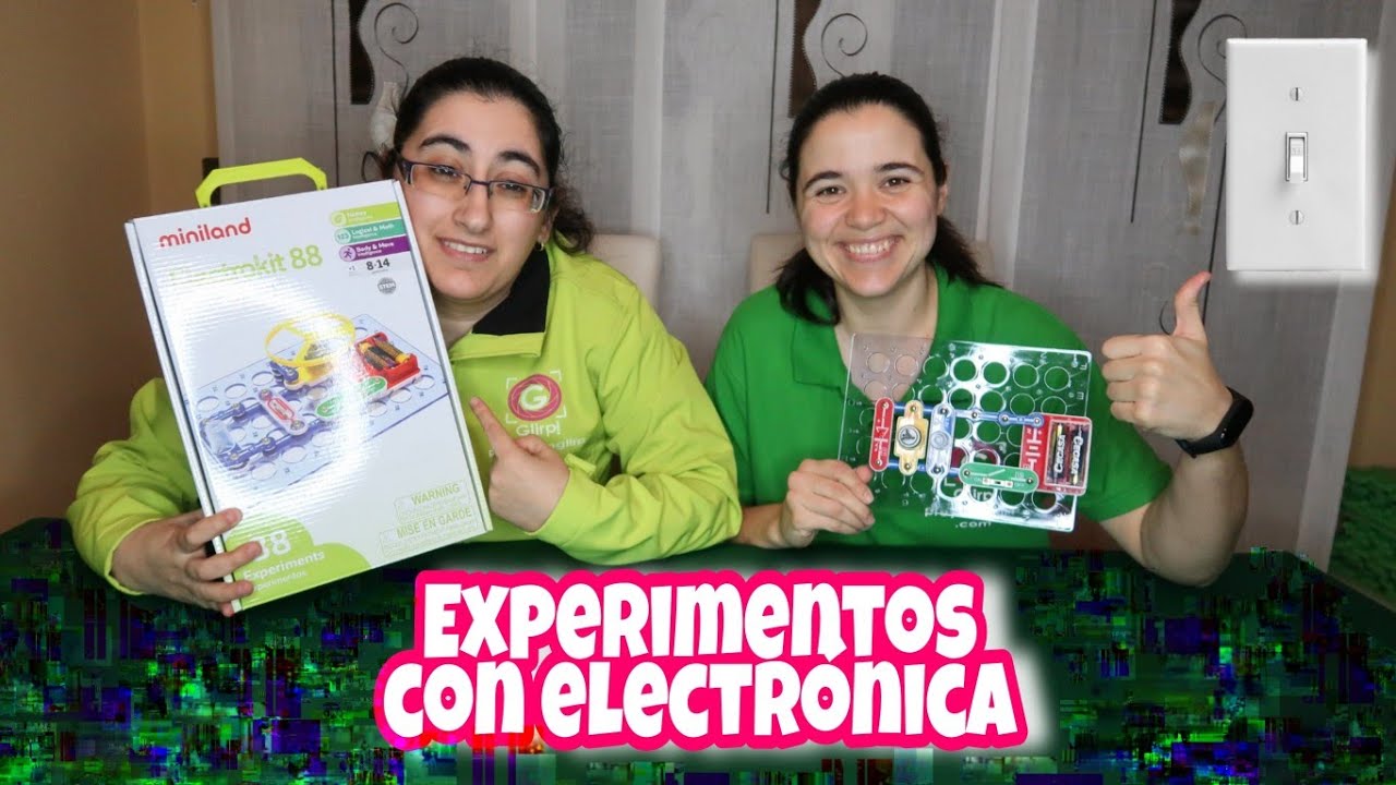 Experimentos con electrónica - Electrokit 88 de Miniland 🔃💡⚡ - YouTube