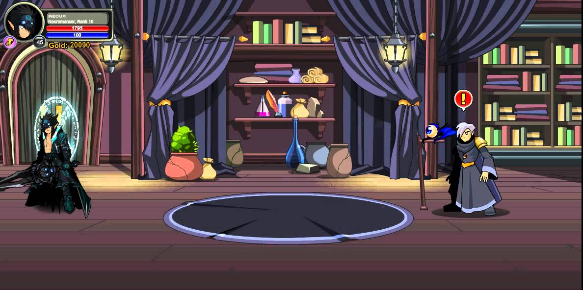 =AQW=Speak to the Blue Mage Quest - YouTube