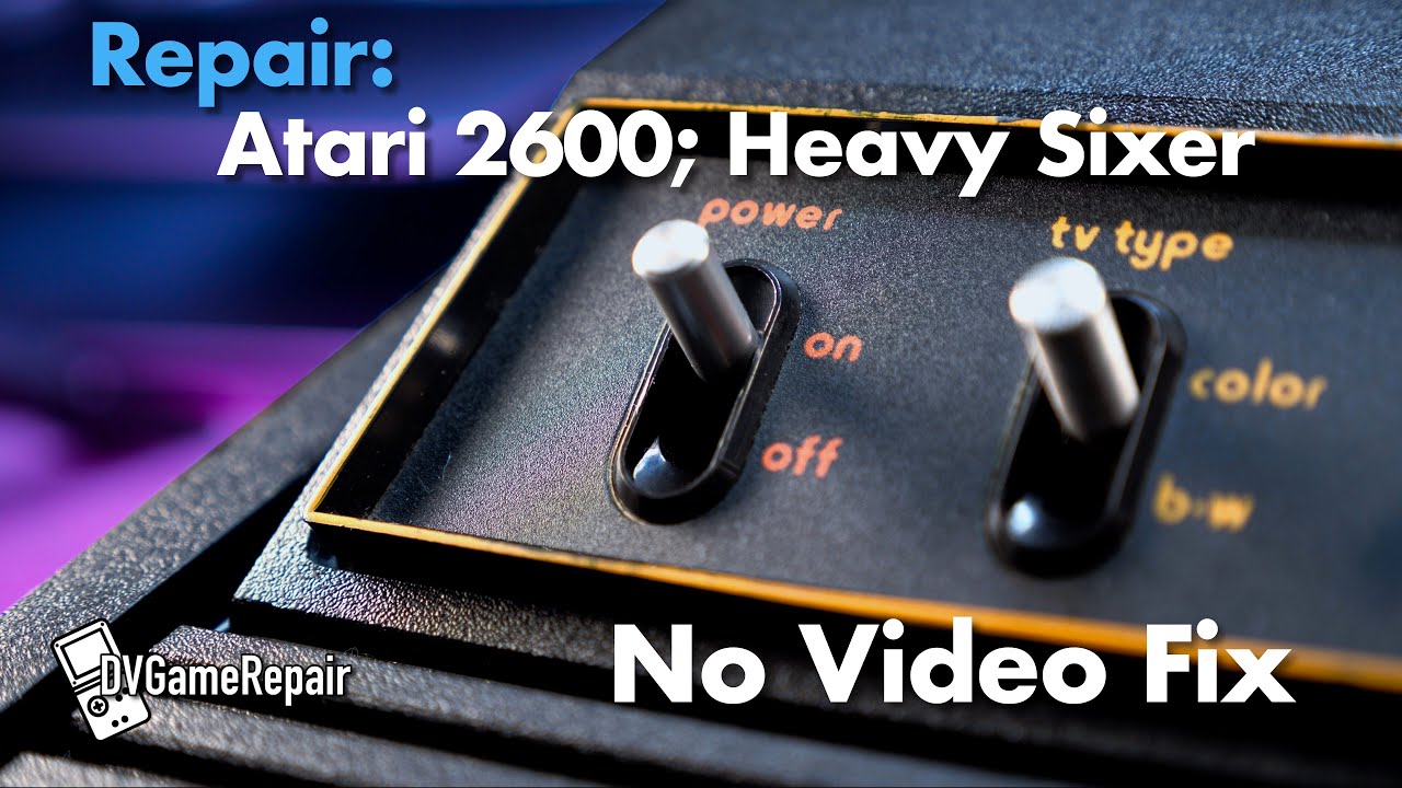 Atari 2600 No Video, Troubleshoot and Fix - YouTube