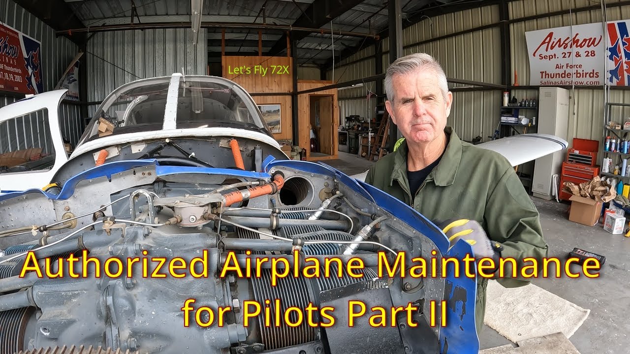Airplane Maintenance for Pilots Part II-Replacing Spark Plugs, Landing ...