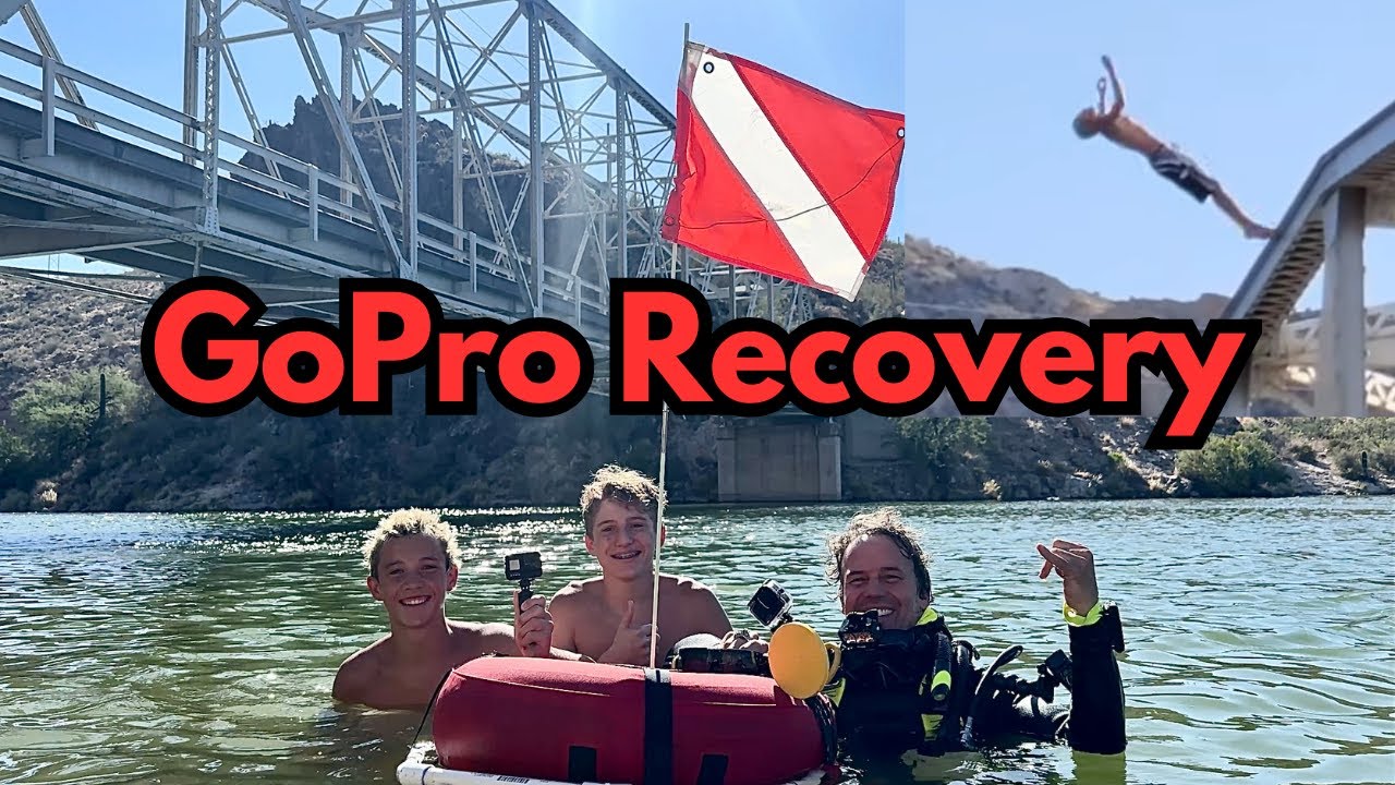 Scuba Diver Recovers Lost GoPro in a Lake - YouTube