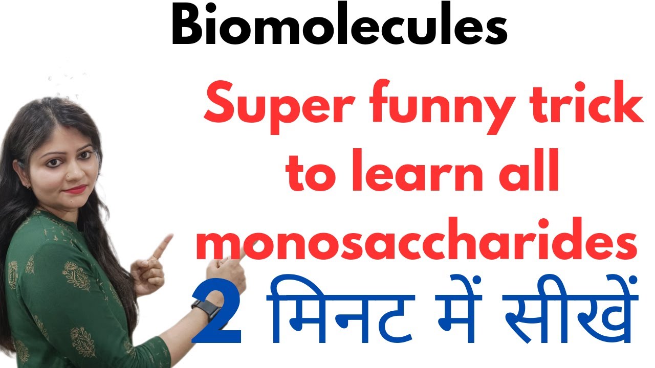 Super Funny Trick To Learn All Monosaccharides | Monosaccharides को ...