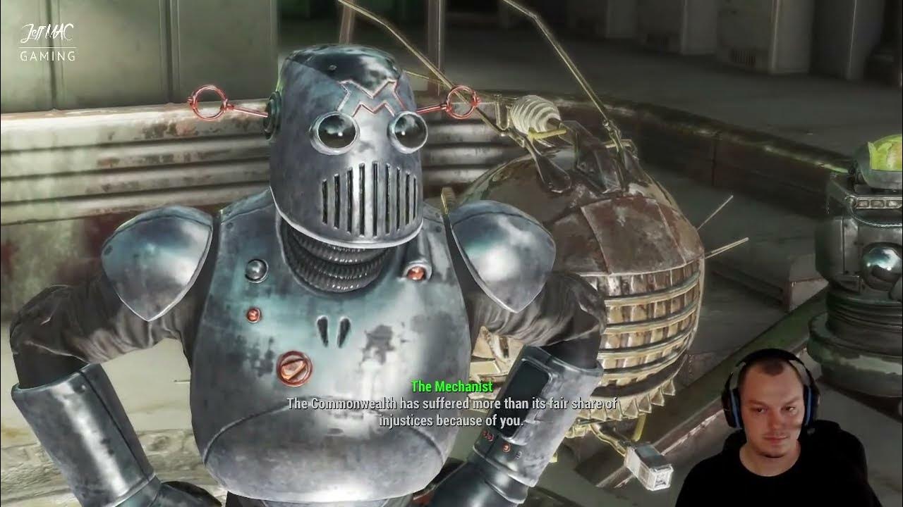The Mechanist taken down by Hooligans - Automatron - Fallout 4 DLC - YouTube