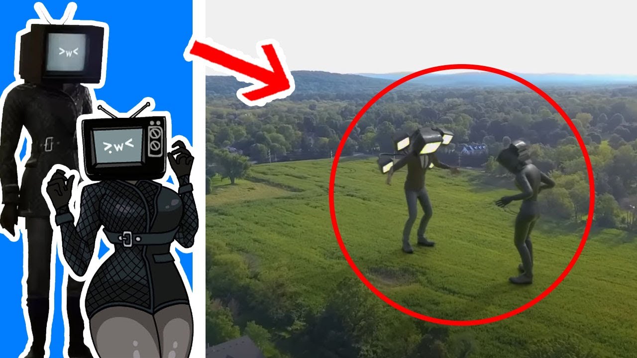Titan TV Man and Titan TV Woman Captados en Camara - YouTube