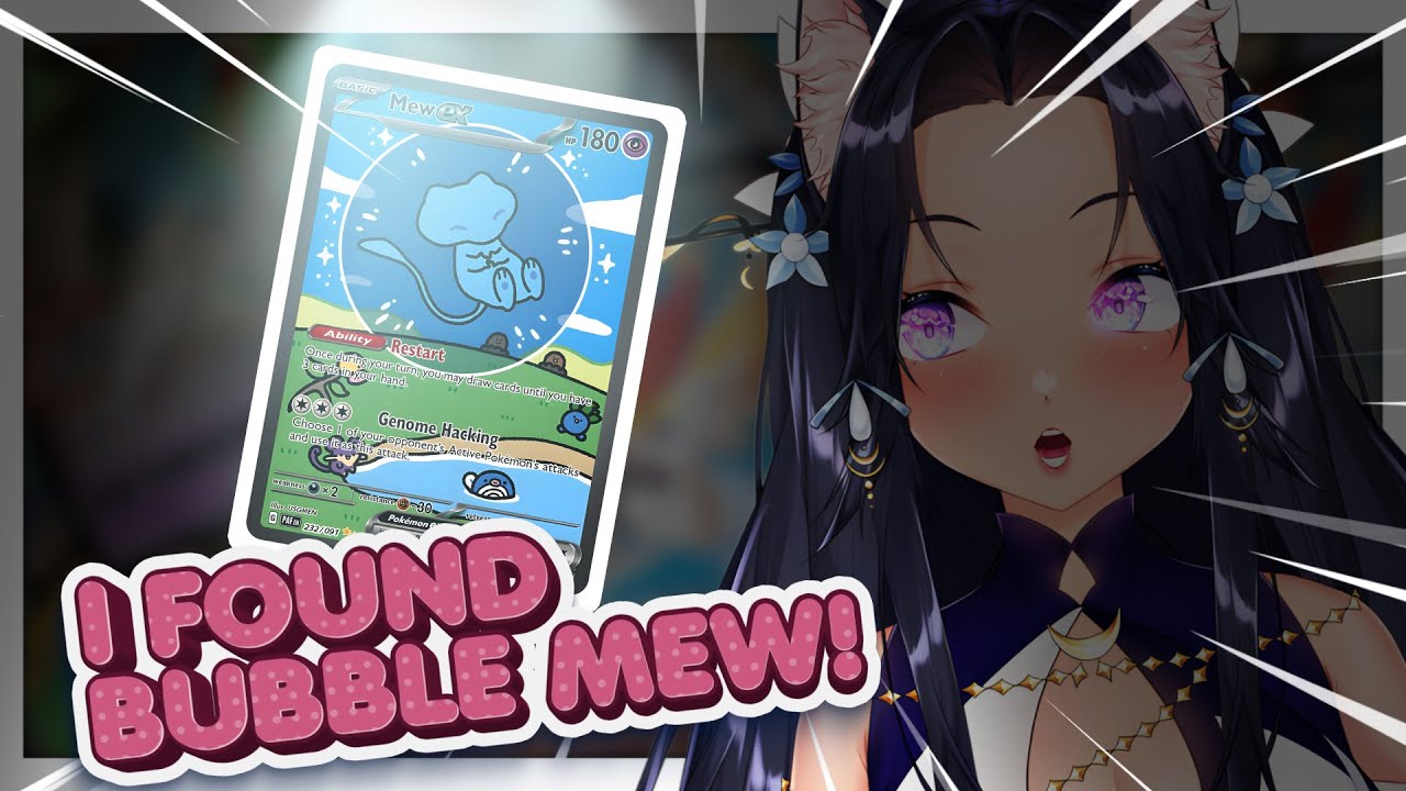 Vtuber Pulled BUBBLE MEW From Paldean Fates!!! - YouTube