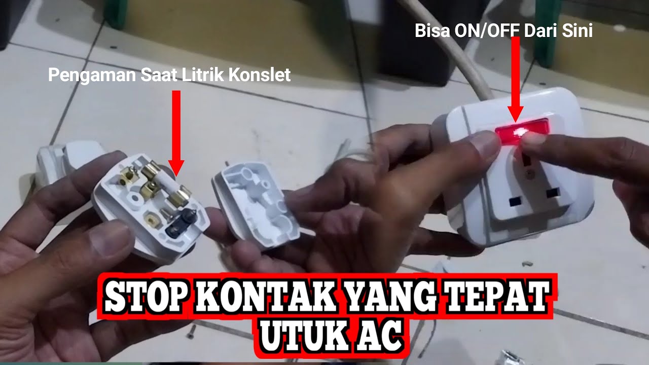 STOP YANG TEPAT UNTUK AC !! MELINDUNGI AC DARI PETIR KONSLET LISTRIK ...