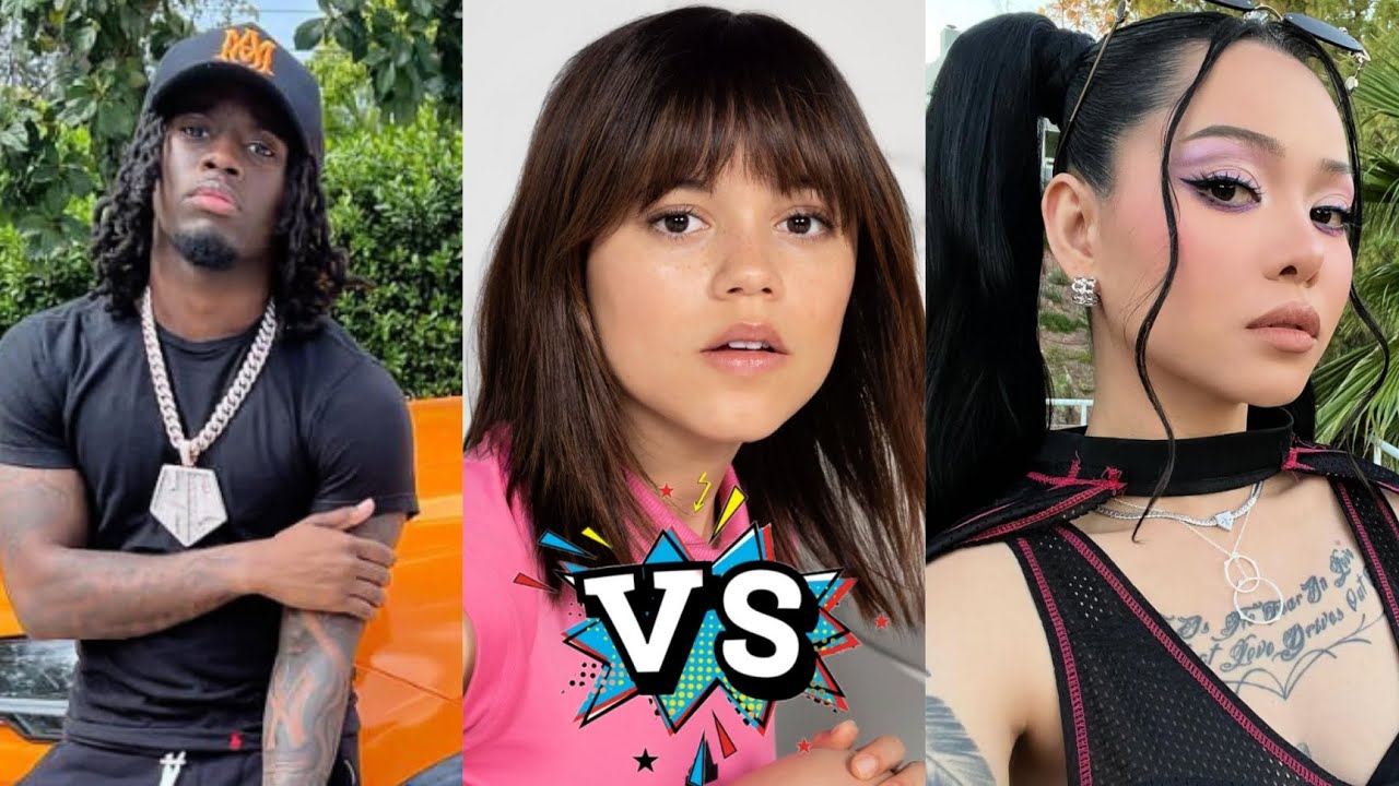 Jenna Ortega vs Kai Cenat vs Bella Poarch Lifestyle Comparison - YouTube