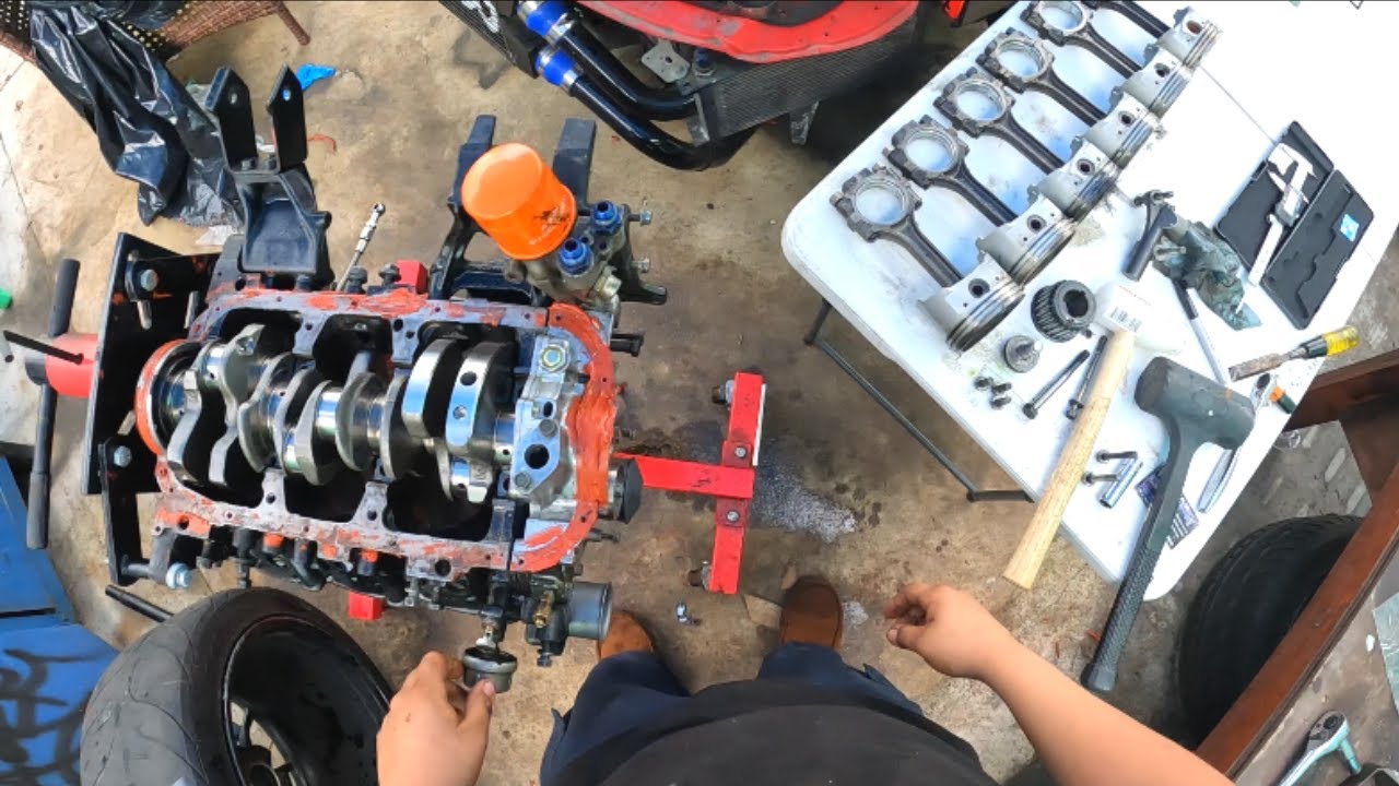 Taking a part the 3000GT VR4 engine (part #3) should i LS swapp it ...