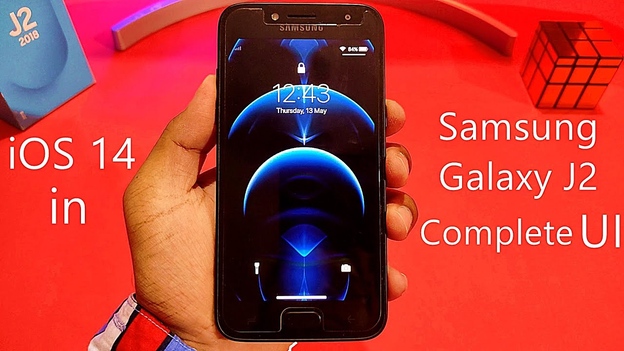 iOS 14 in Samsung Galaxy J2 Core | Complete UI Setup - YouTube