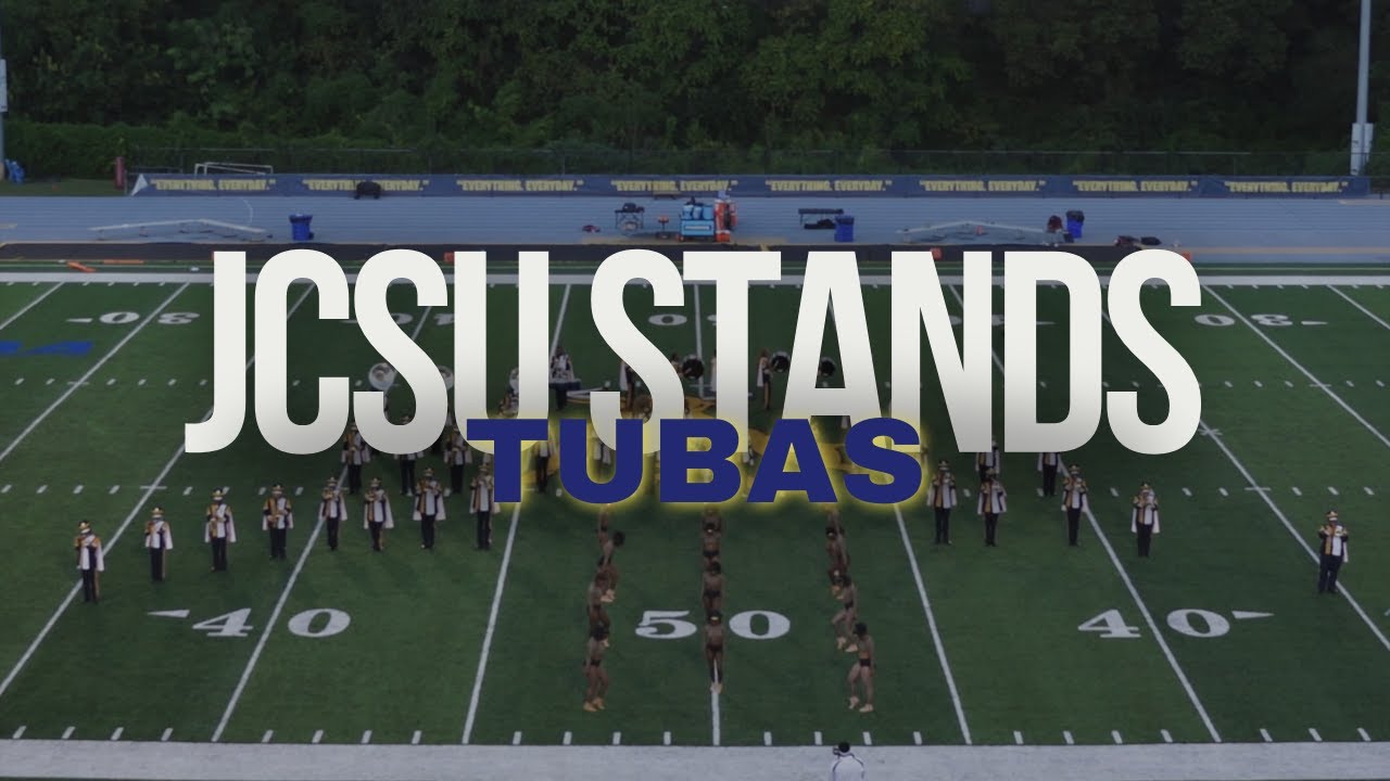 Johnson C. Smith University Marching Band Tubas Stands - YouTube
