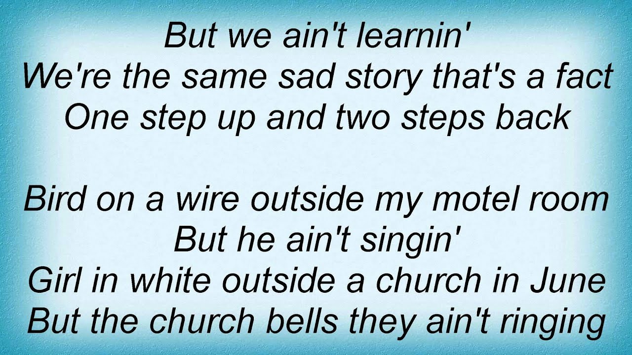 Kenny Chesney - One Step Up Lyrics - YouTube