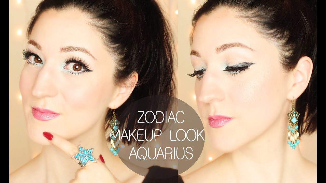 Zodiac Makeup Look | Aquarius - YouTube