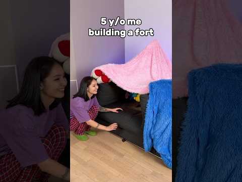 Did you guys build forts too?🥰