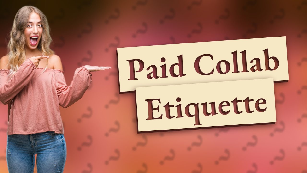 How do I ask for paid collab? - YouTube