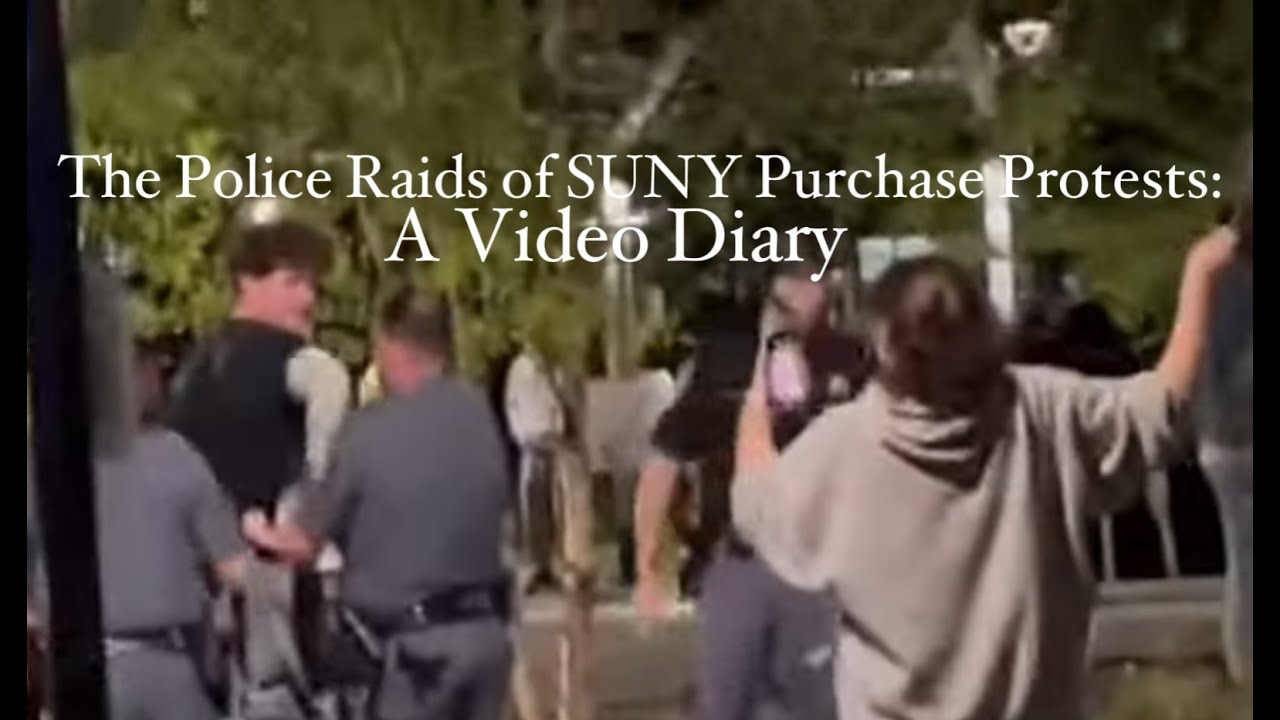 The Police Raids of SUNY Purchase Protest: A Video Diary - YouTube