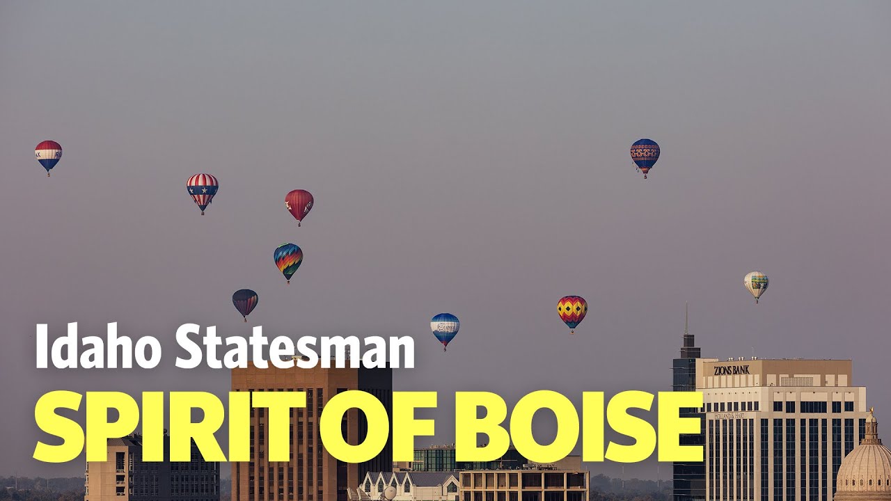 Watch Hot Air Balloons Fly Over Boise - YouTube