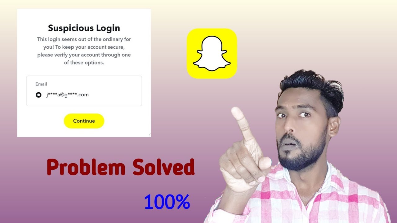 How to fix Suspicious Login Snapchat Issue,Snapchat Suspicious Login ...
