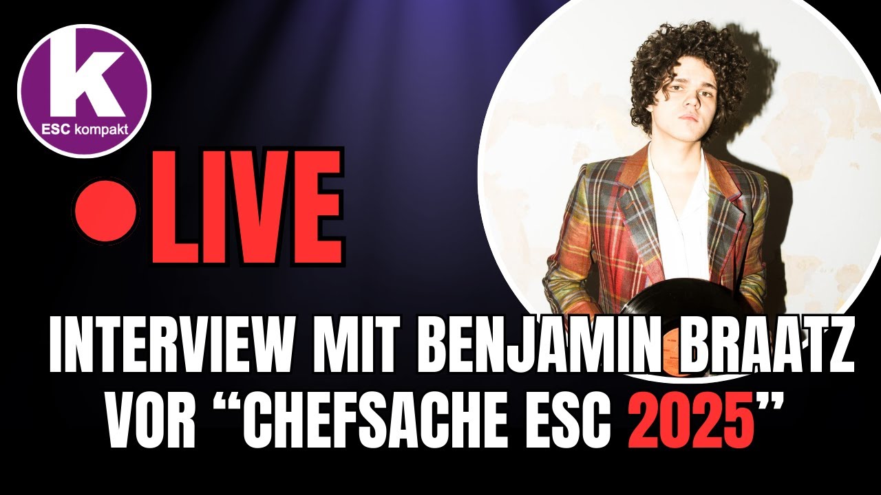 Benjamin Braatz | Interview Chefsache ESC 2025 | Vorentscheid ...