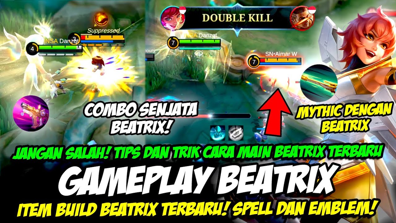 CARA MAIN BARU ITEM & BUILD BEATRIX TERSAKIT 2023 COMBO BEATRIX SNIPER ...
