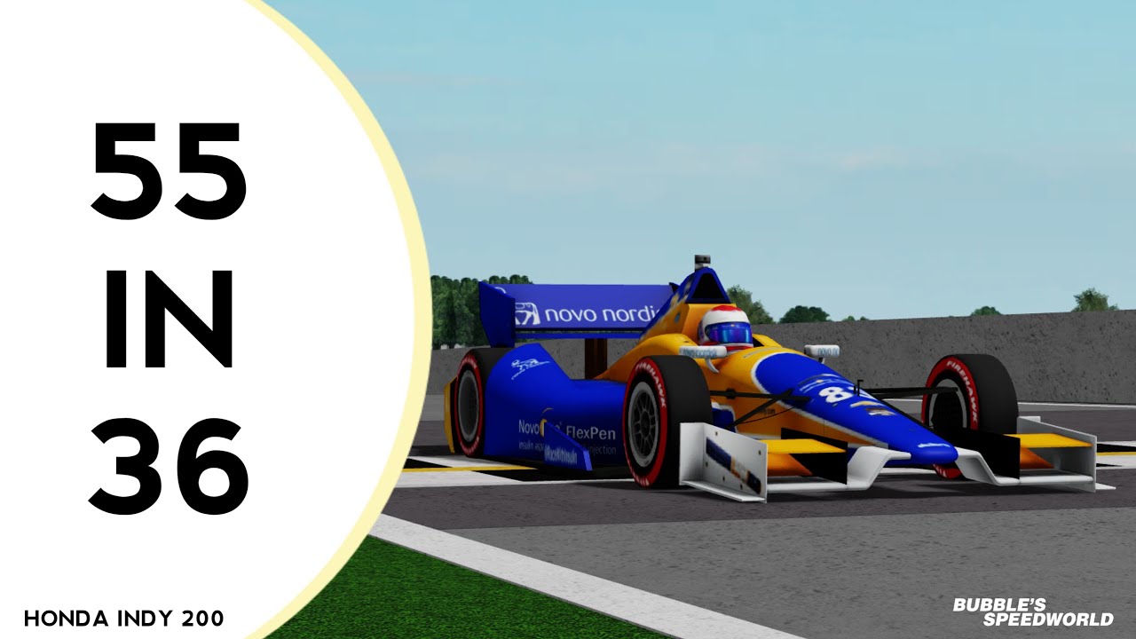 55 IN 36 - Extended Highlights from Bubble's Speedworld: Honda Indy 200 ...