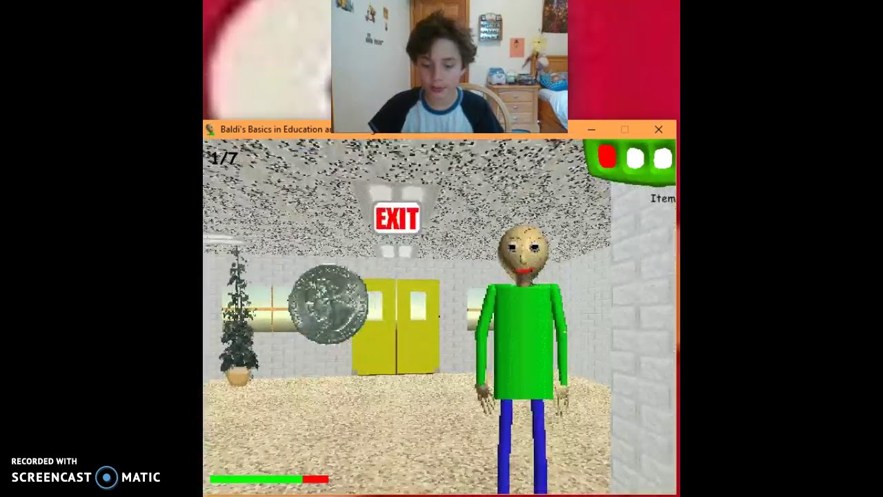 NO RUNNING IN THE HALLS (Baldi's Basics) - YouTube