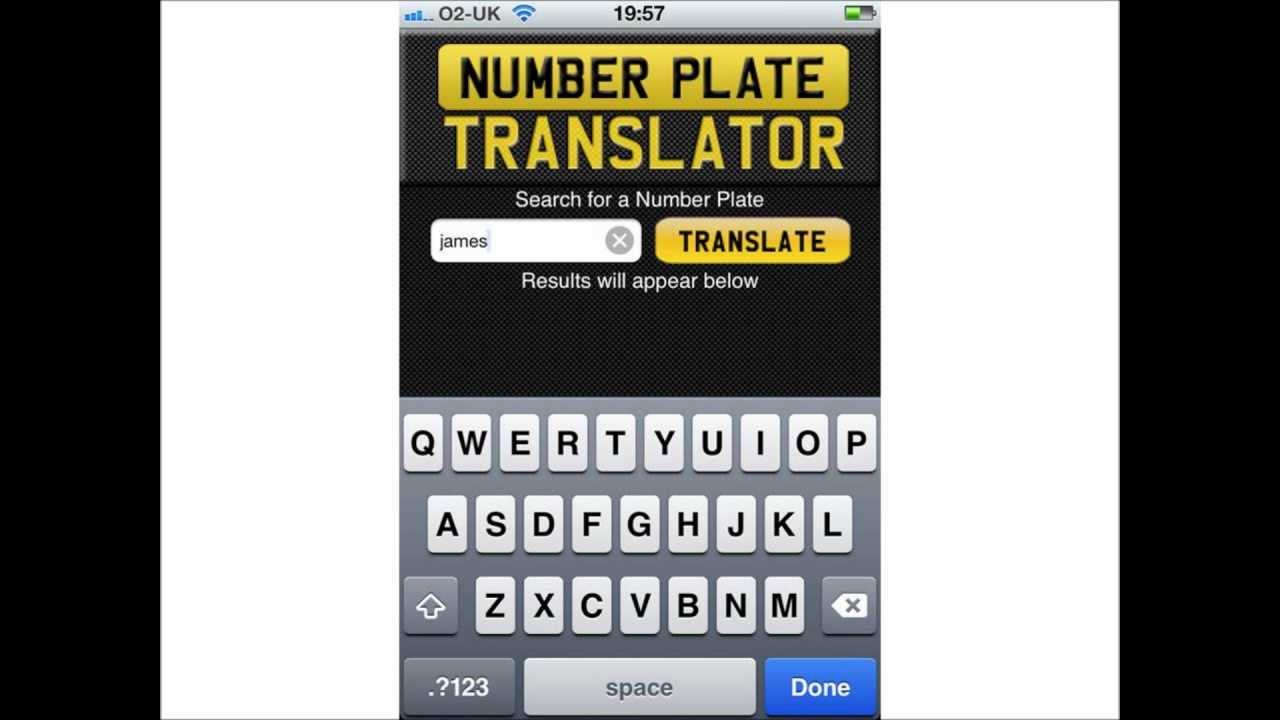 How to use the Number Plate Translator - YouTube