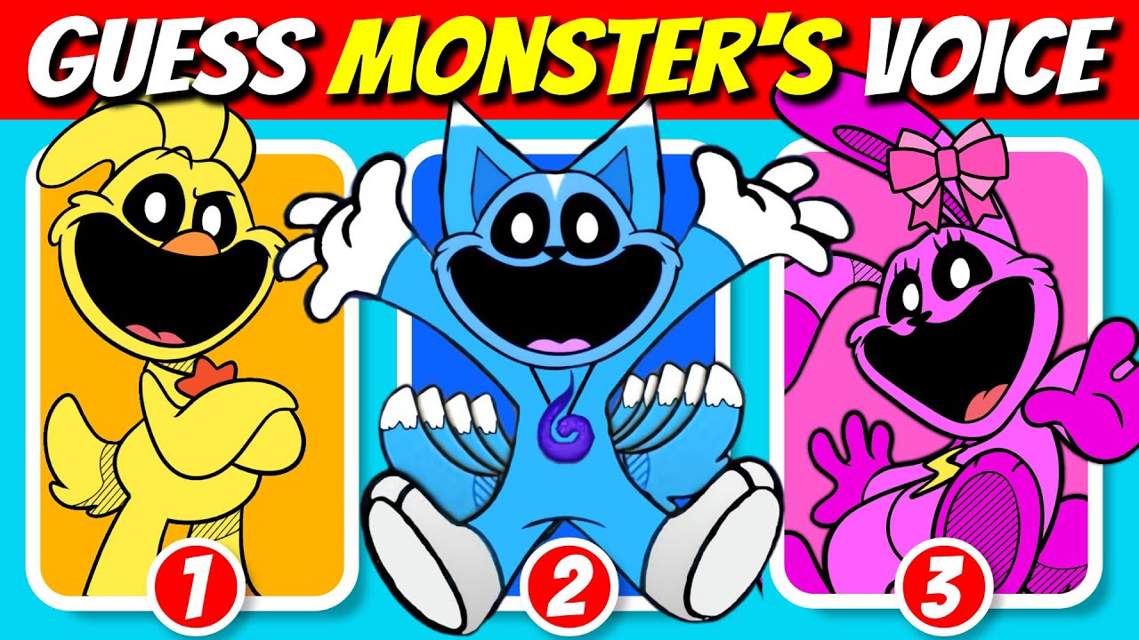 🔊🎤🎵Guess the Smiling Critters Voice (Poppy Playtime Chapter 3 ...