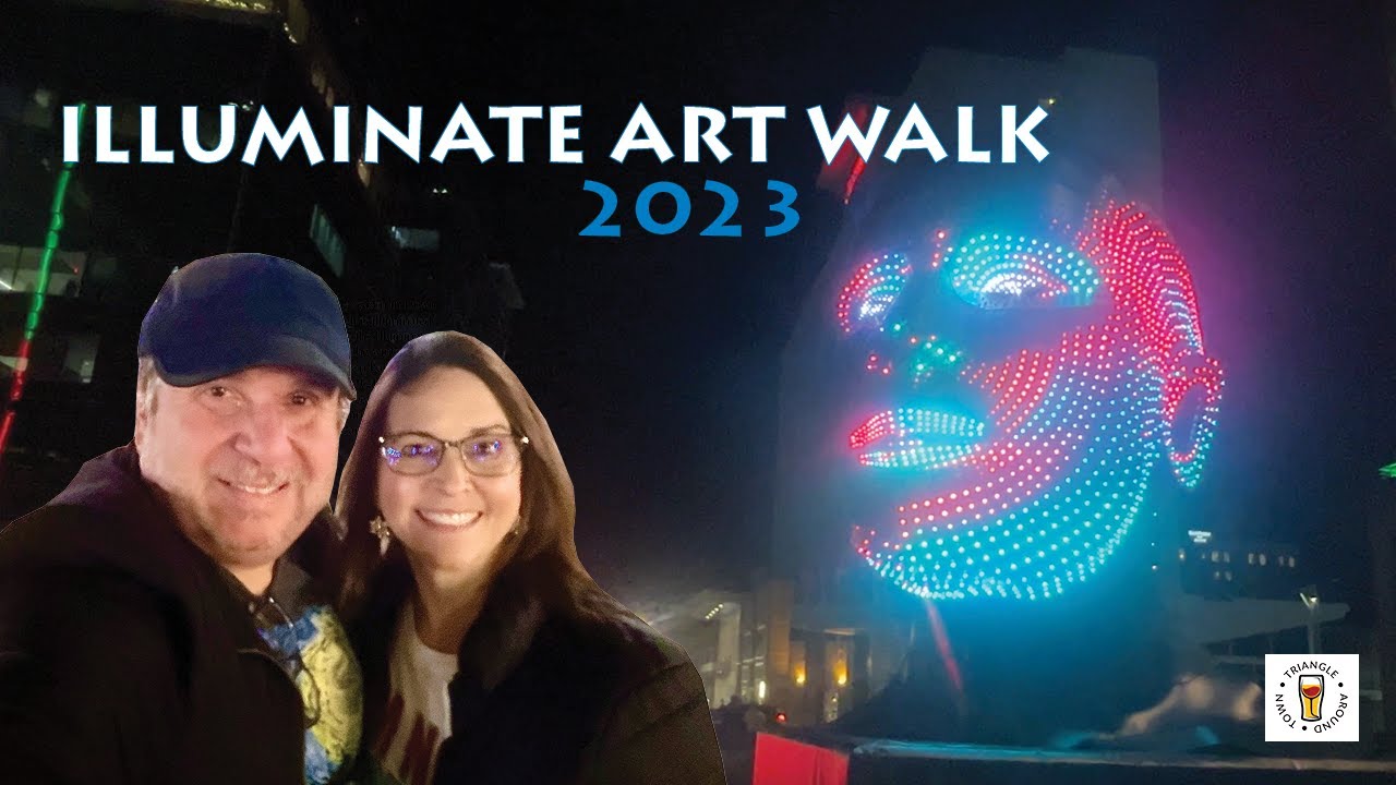 Illuminate Art Walk 2023 — Downtown Raleigh - YouTube