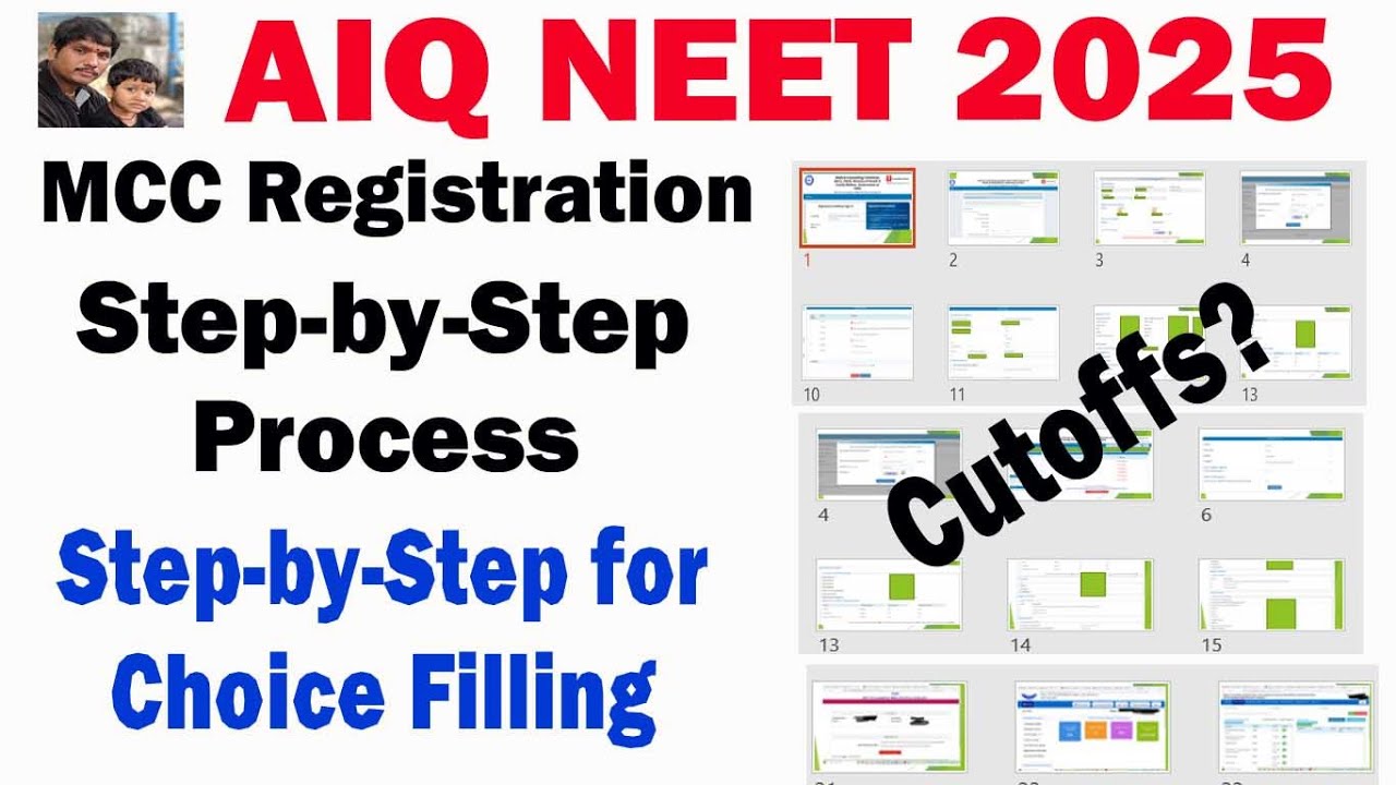 NEET UG 2025 MCC Counselling: Step-by-Step Registration & Choice ...