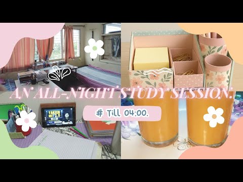 An all night study session🌙📖📚🖋📆 - YouTube