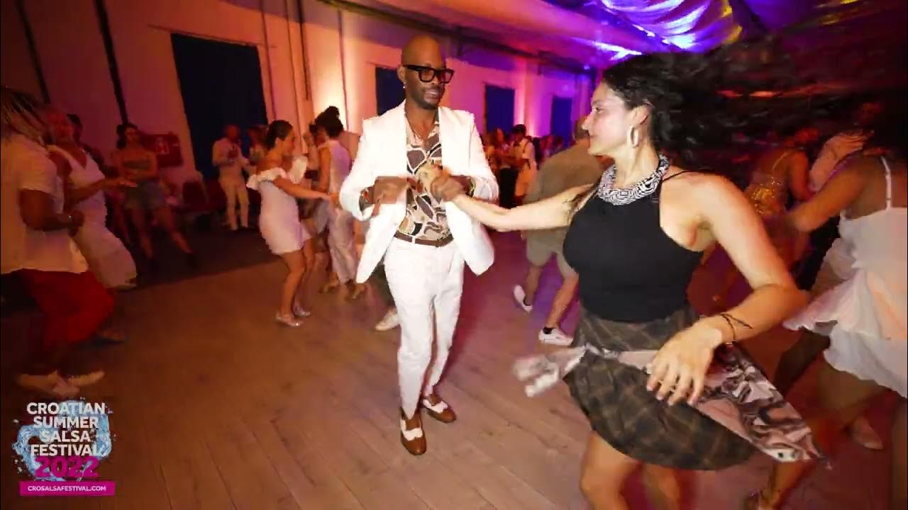 Sangre Cubana & Laura - salsa social dancing | Croatian Summer Salsa Festival 2022 (Rovinj ...