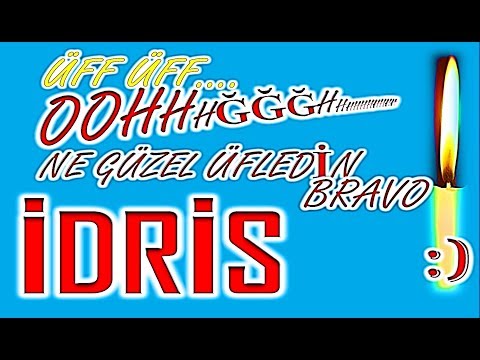İyi ki Doğdun İdris İsme Özel Komik Doğum Günü Şarkısı