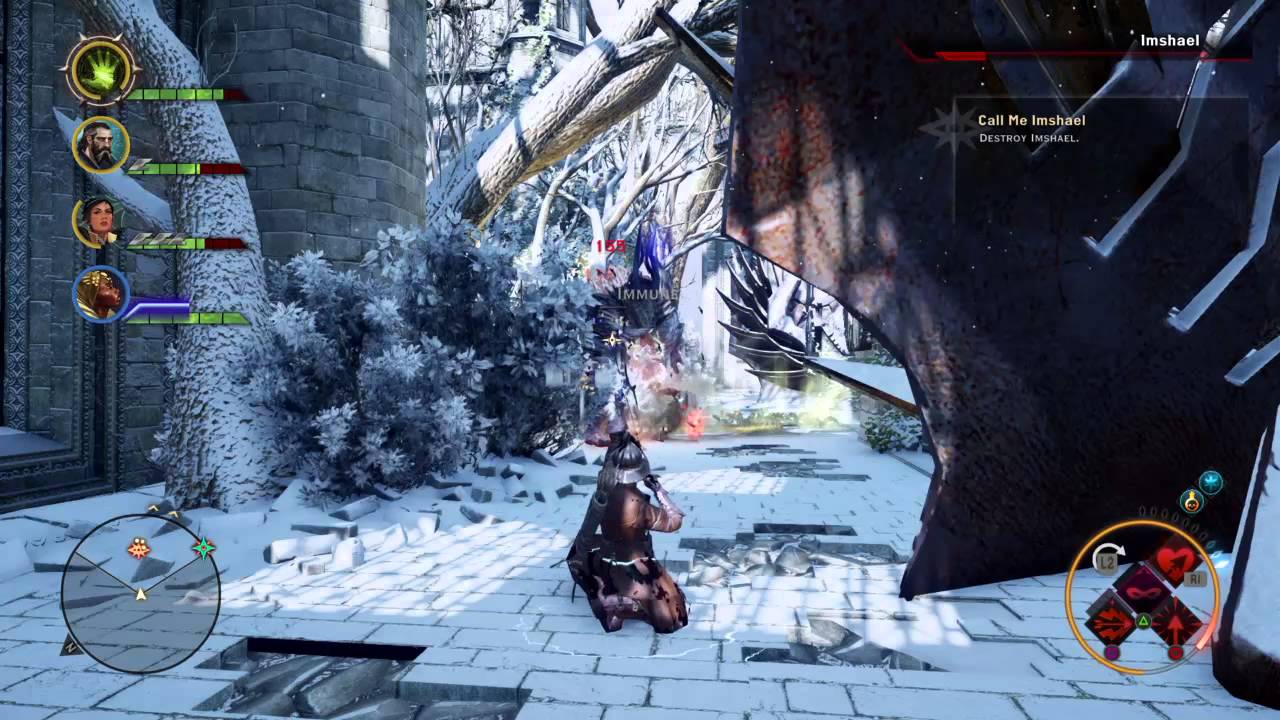 Dragon Age Inquisition Nightmare difficulty Demon Boss Fight - YouTube