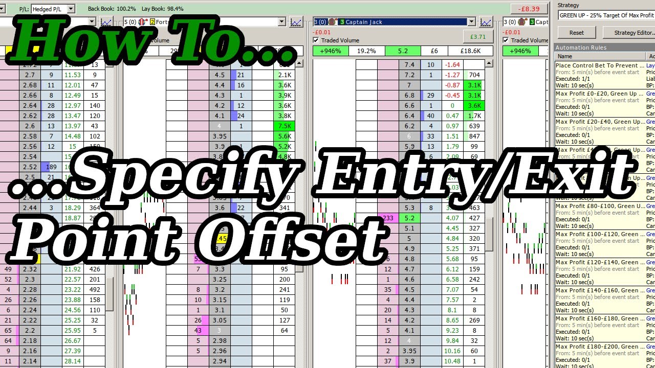 How To Specify Entry/Exit Point Offset - YouTube