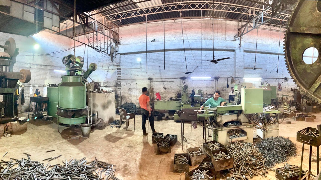 Process of Bolts🔩 #fastener #machine #machinary #factory #manufacturing ...