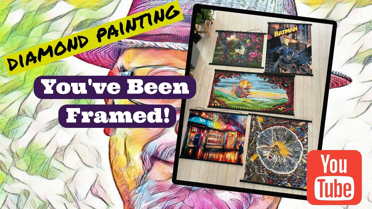 I Tried 3 Ways To Frame Diamond Paintings And This One Wins! - YouTube
