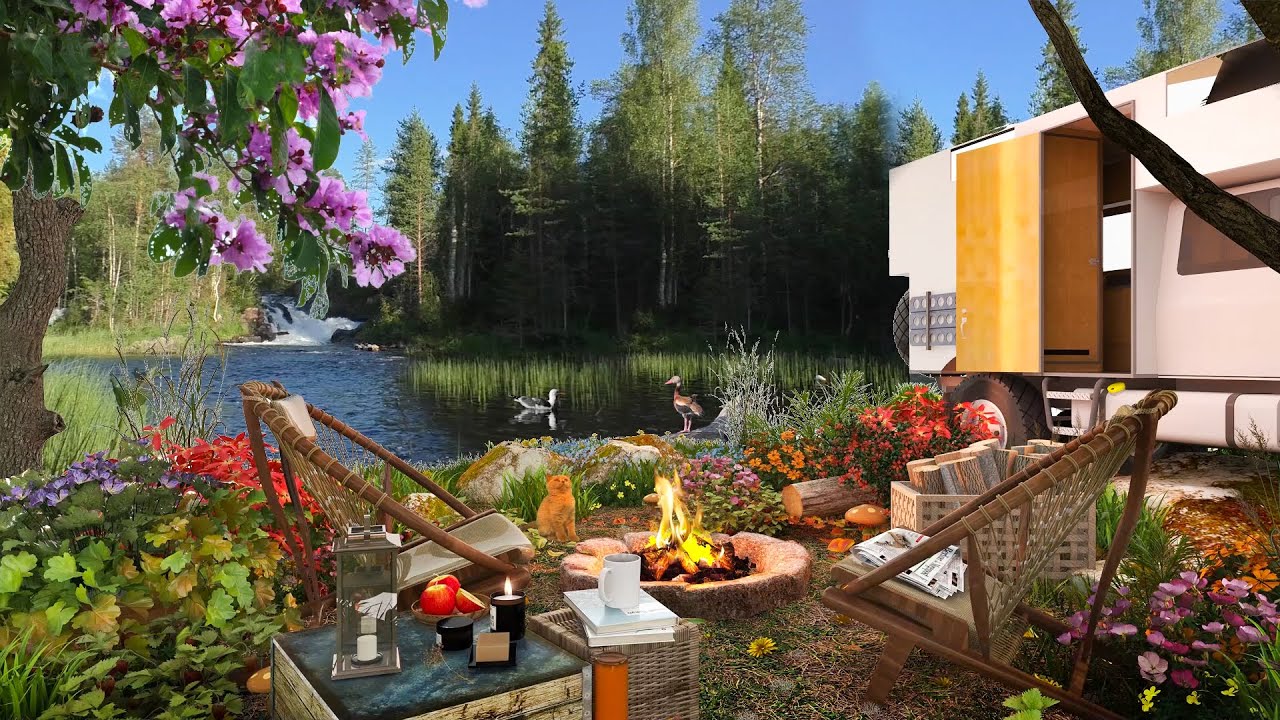 Begin Your day with Healing Nature Meditation 🌿🌞 FRESH MORNING AMBIENCE ...