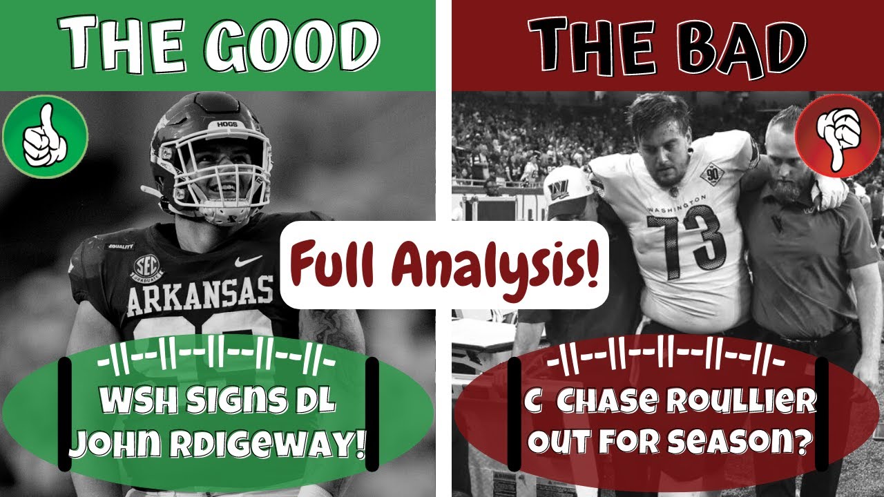 Commanders Sign 2022 5th Rd DL John Ridgeway From Cowboys Waivers! C ...