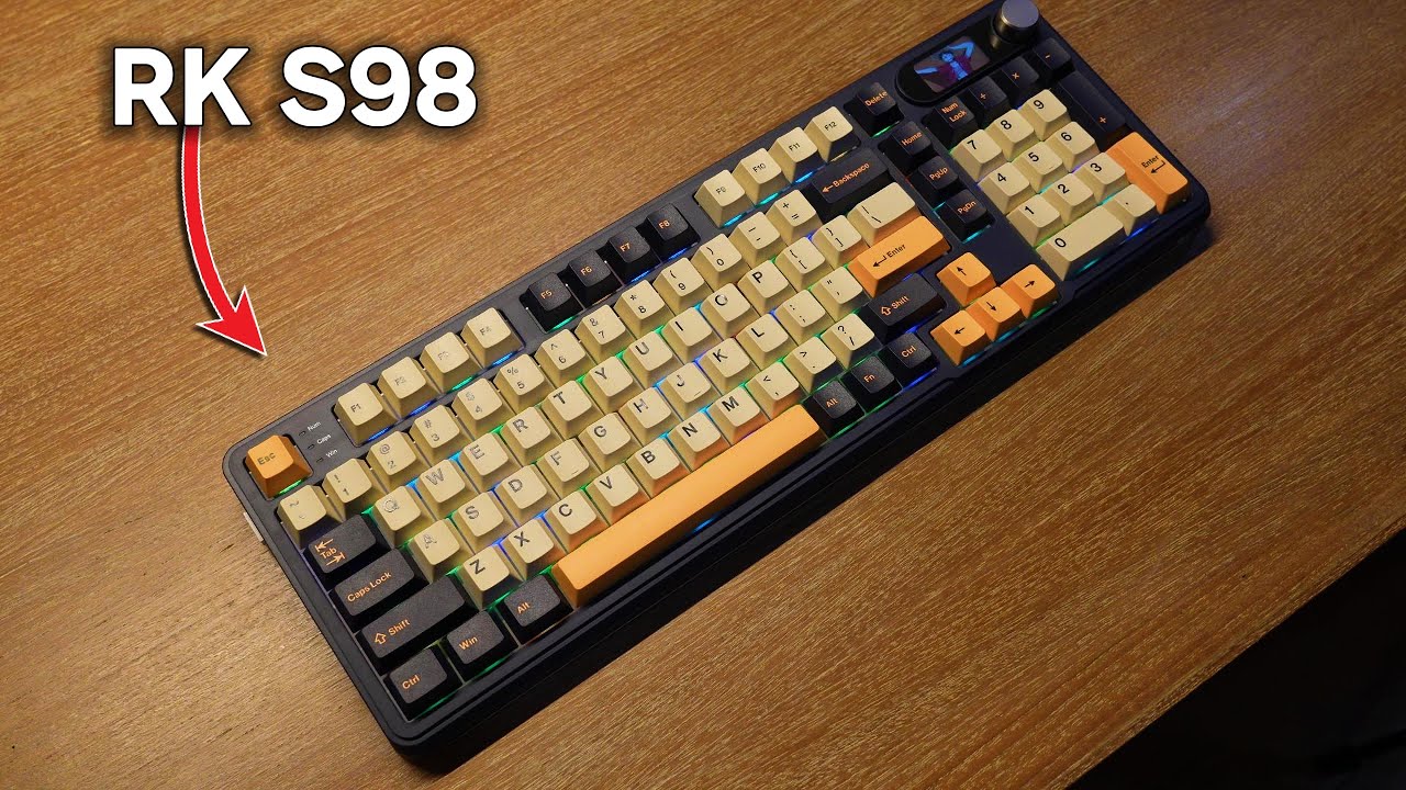 รีวิว Royal Kludge RK S98 สีน้ำเงินดำ - YouTube