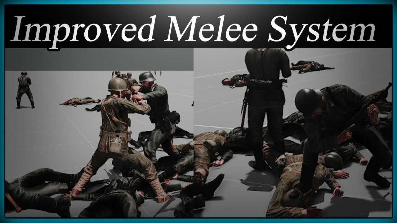 50 GERMANS VS 50 USA WW2 MELEE BATTLE | Arma 3 Improved Melee System ...