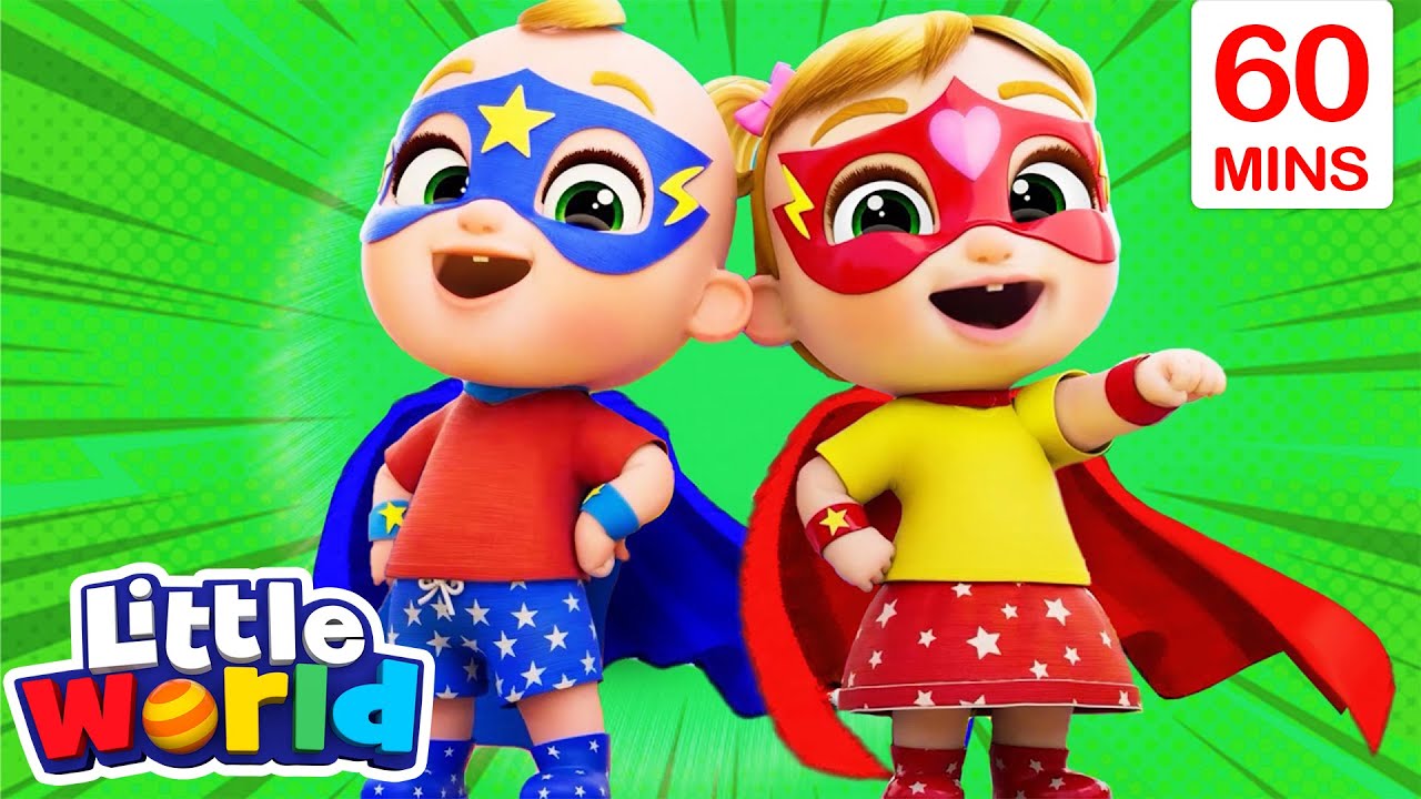 Superheroes Song | Kids Songs & Nursery Rhymes by Little World - YouTube