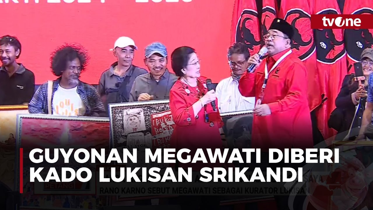 Dapat Hadiah Lukisan Srikandi Memanah, Megawati: Saya Disuruh Bidik ...