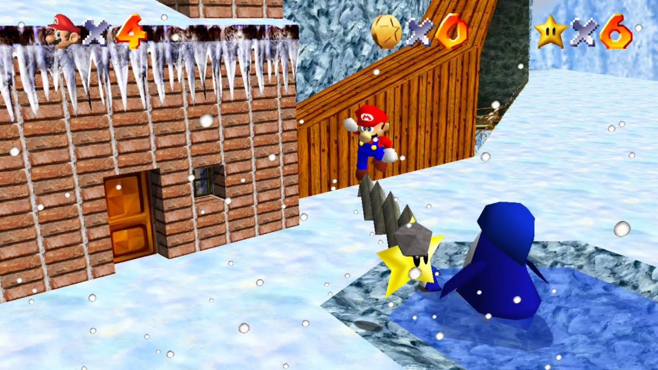 Super Mario 64 Moveset WideScreen Played on Android - YouTube