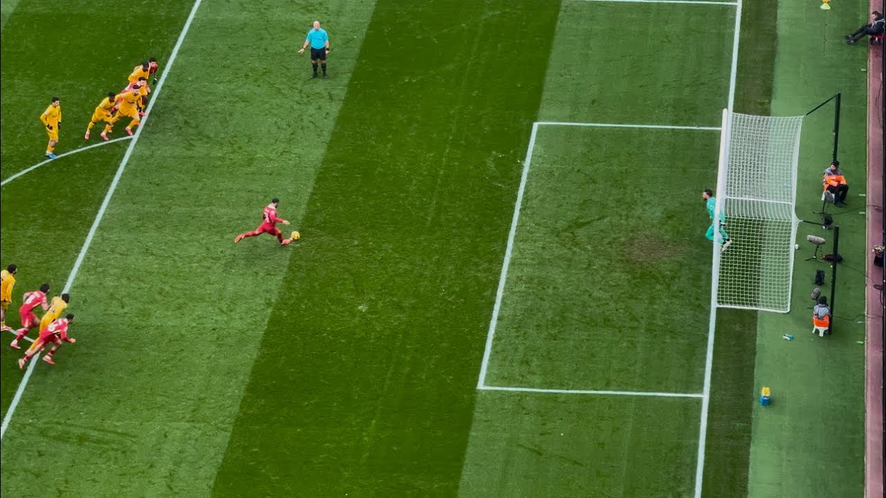 Liverpool v Wolverhampton Wanderers 2-1 fan footage 16/2/25 match vlog ...