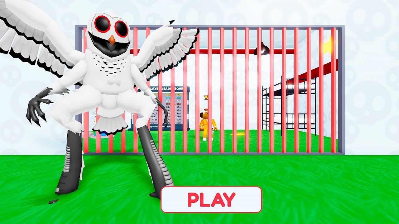 SCARY OWL PRISON RUN OBBY ROBLOX - YouTube