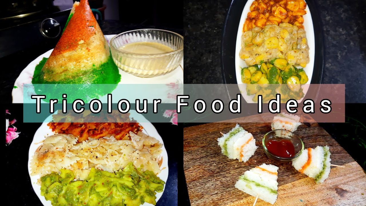 Tricolour Food Ideas||@SheCooks Recipes Tiranga Sandwich,Topi Dosa ...
