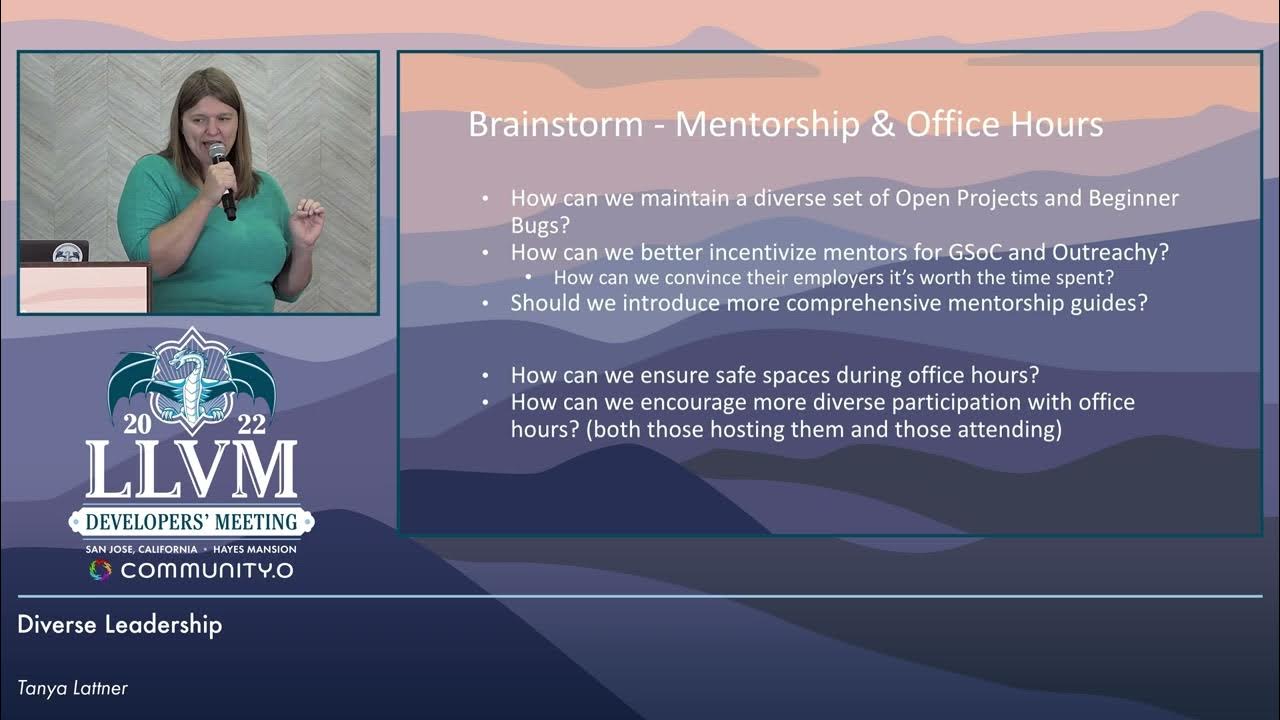 2022 LLVM Developers' Meeting: Community.o - Diverse Leadership - YouTube