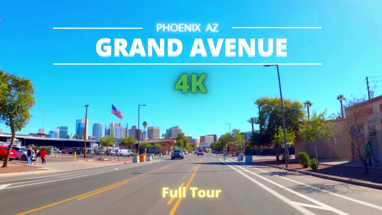 Complete Driving Route | Phoenix Metropolitan | Grand Avenue | South ...