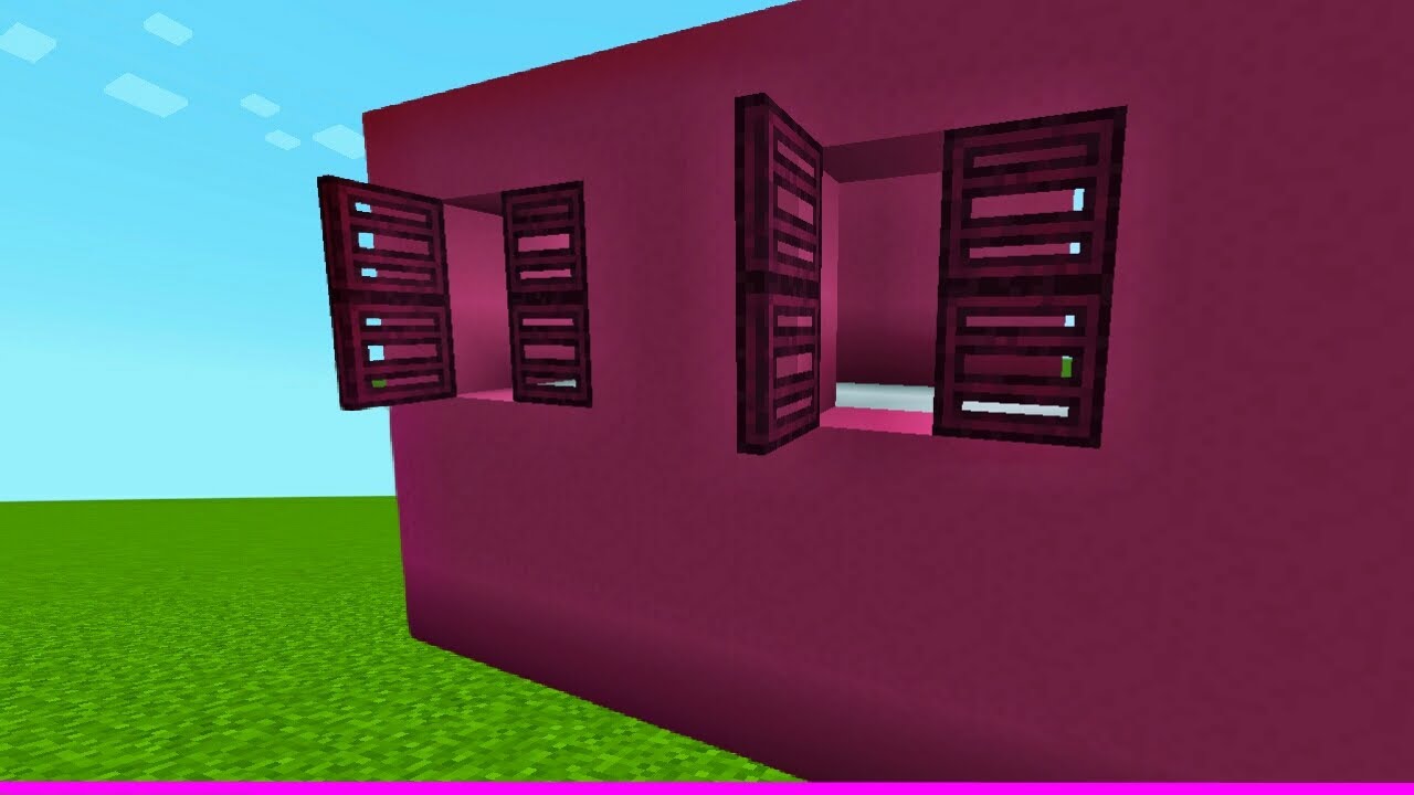 minecraft window designs - YouTube