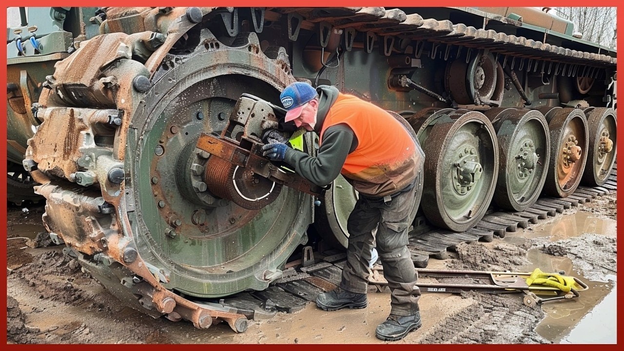 The world's largest tank and artillery restoration - YouTube